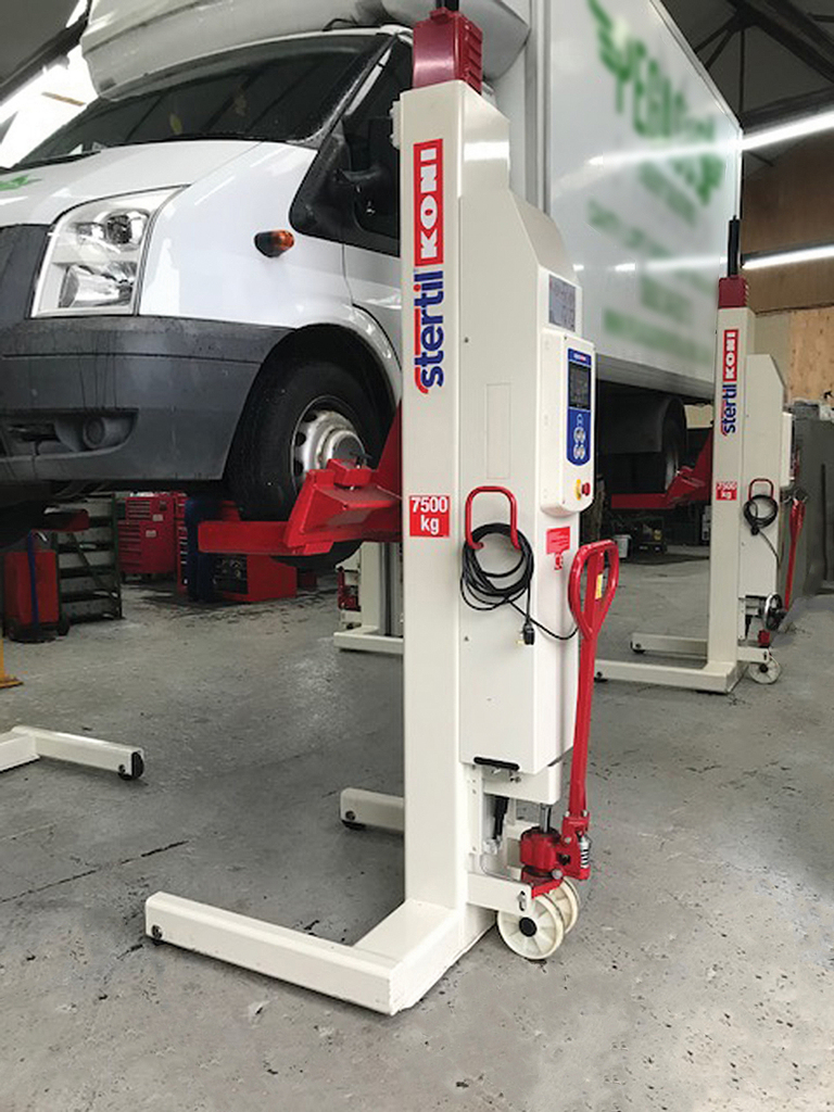 Scottish transmission specialist chooses Stertil Koni wireless column ...